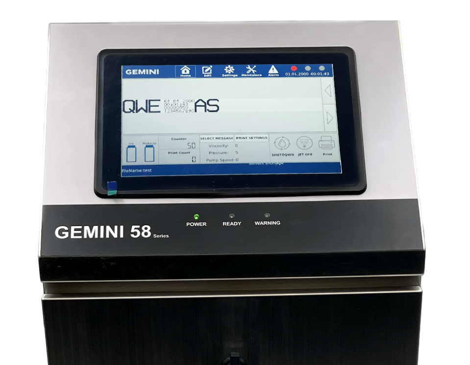 Gemini 58 series CIJ inkjet printer – Southern Technology Ltd
